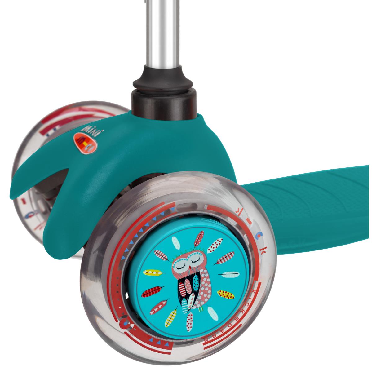 Owl Wheel Whizzers (Owl Wheel Whizzers On Aqua Mini) - Scoot n Skates